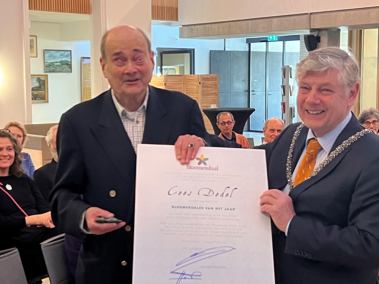 Cees Dedel is Bloemendaler van het Jaar 2022 - De Heemsteder | Bloemendaler